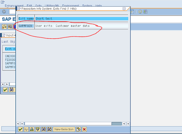 SAP TECH: Searching EXIT using " SMOD " Transaction code