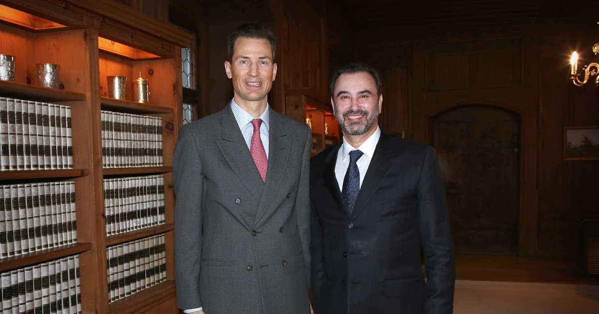 Hereditary Prince Alois Receives Four Ambassadors