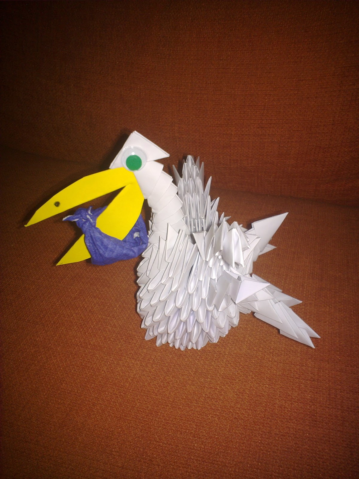 fifirixtras handmade: origami paper stork carring a baby new born ...