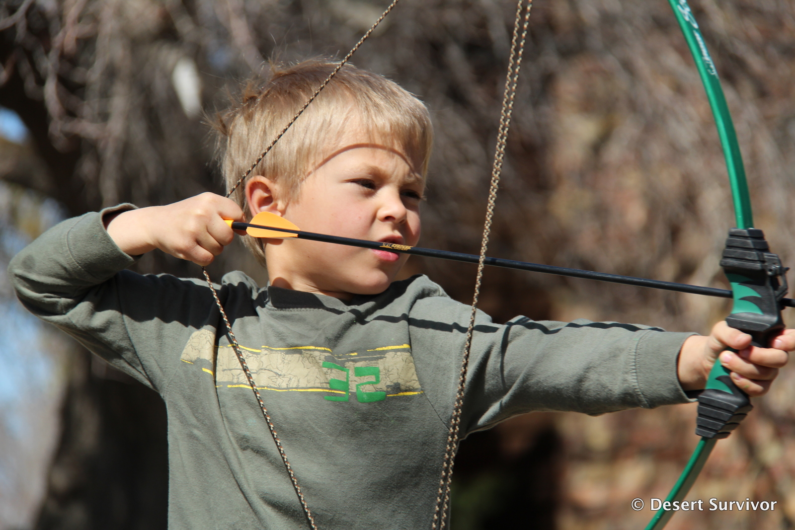 Desert Survivor: A Little Archery Practice