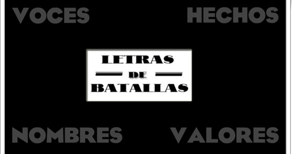 Recursos Educativos de Secundaria: "Letras de Batallas" (Aplicación ...