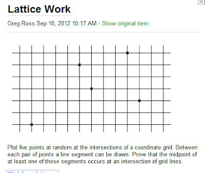 Pat'sBlog: Really Nice Problem from Greg Ross