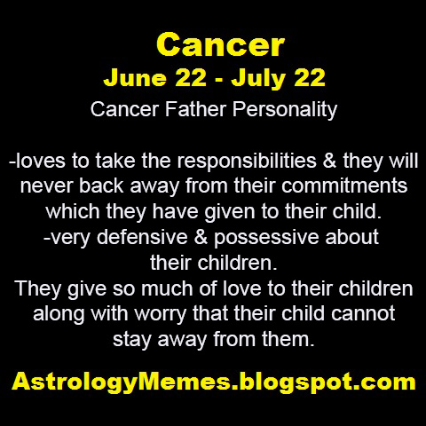 Cancer Father | Astrology Memes