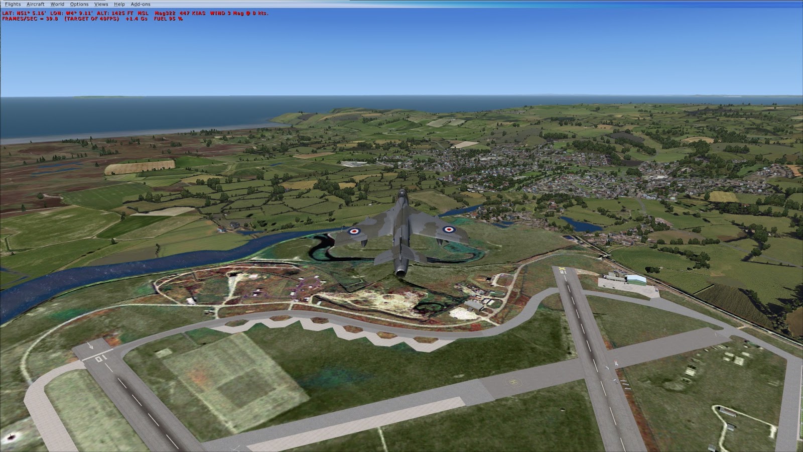 MS Flight Simulator X: Chivenor, EGDC,Royal Marines Base, North Devon, UK
