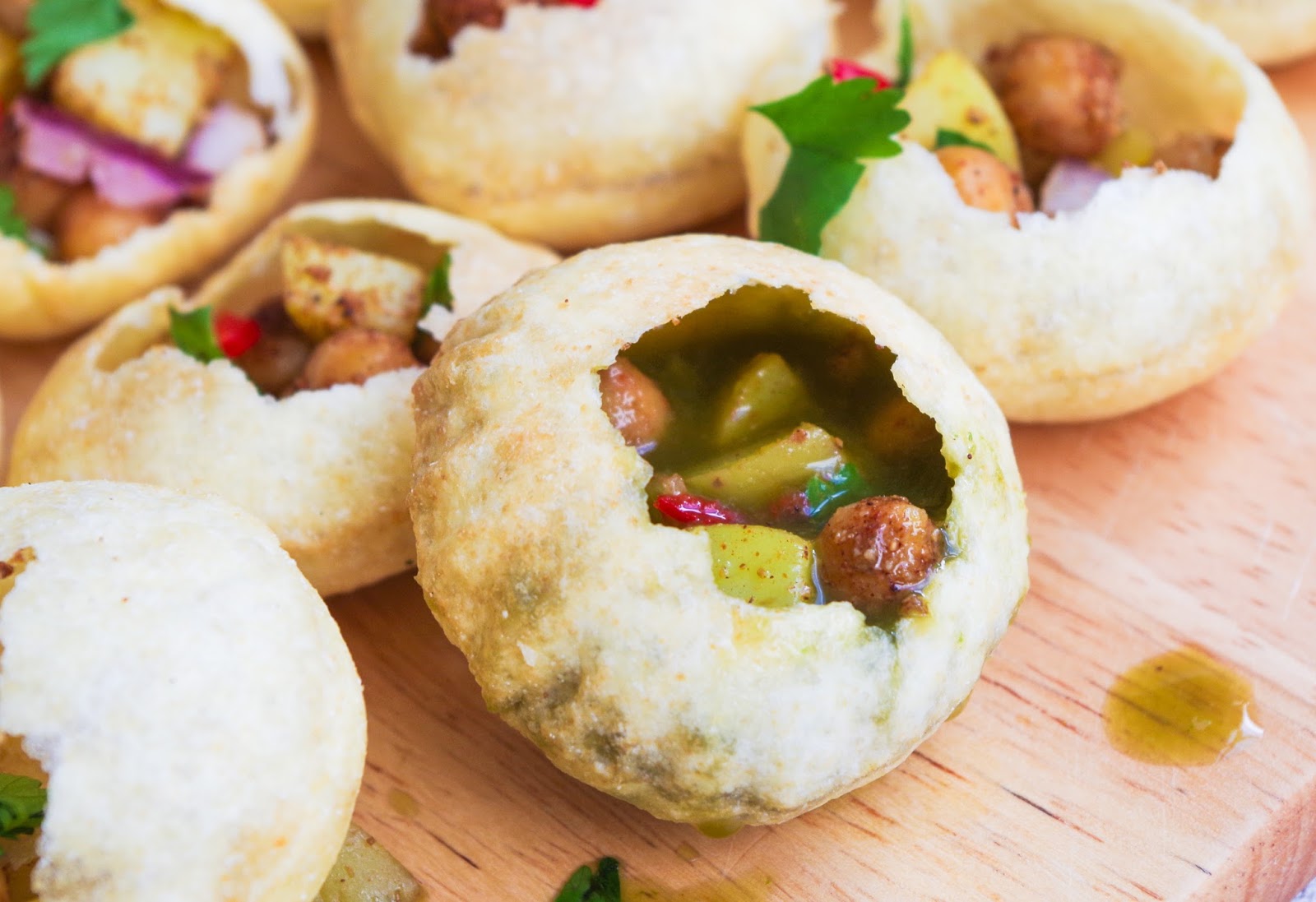 Pani Puri |Euphoric Vegan