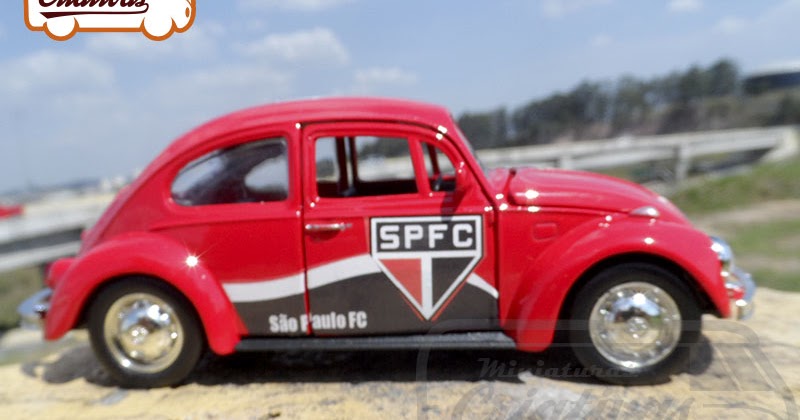 Miniaturas Criativas: Miniatura VW Fusca São Paulo FC
