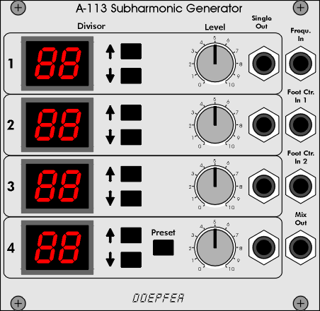 MATRIXSYNTH: Doepfer Trautonium Subharmonic Generator Demo