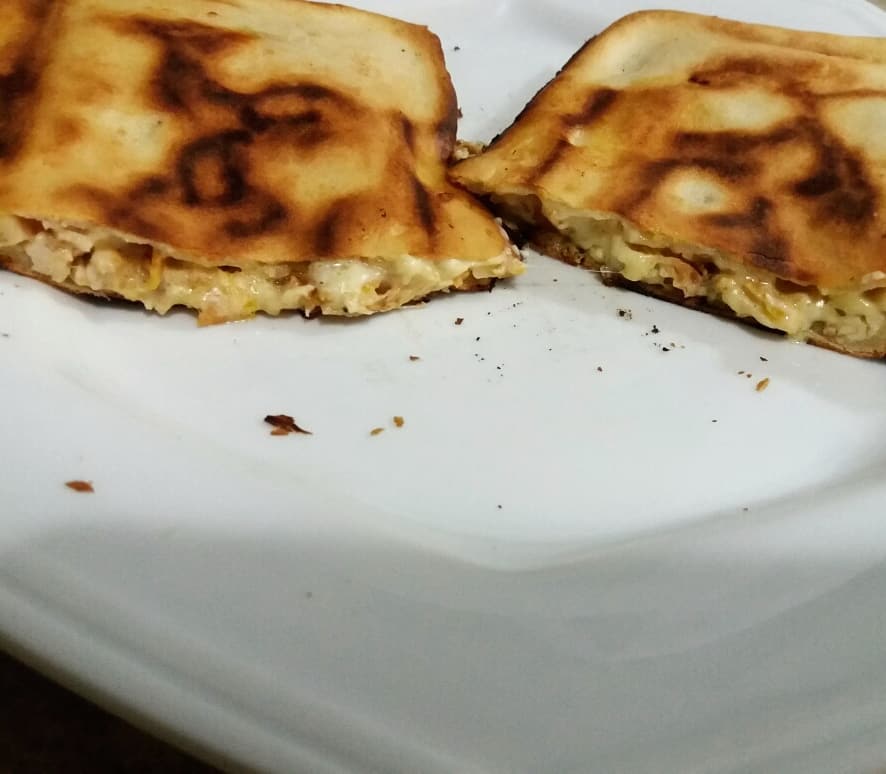 Crepe suíço de sanduicheira - Cozinhar com afeto