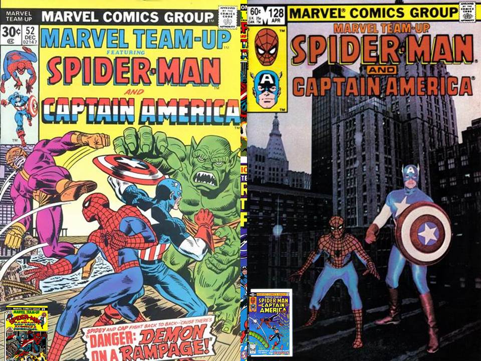 Dave's Comic Heroes Blog: Spider-Man Teams With Captain America
