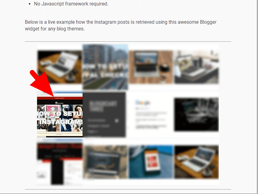 Add Instagram Widget for Blogger Themes 2017 with New Client API - Irsah inDesigns Blog