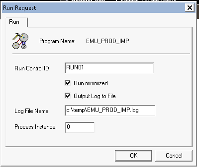 PeopleSoft Reference: Application Engine (AE) uses File Layout to Import the date from CSV file
