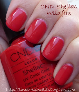 Tines Kosmetikblog: CND Shellac Wildfire