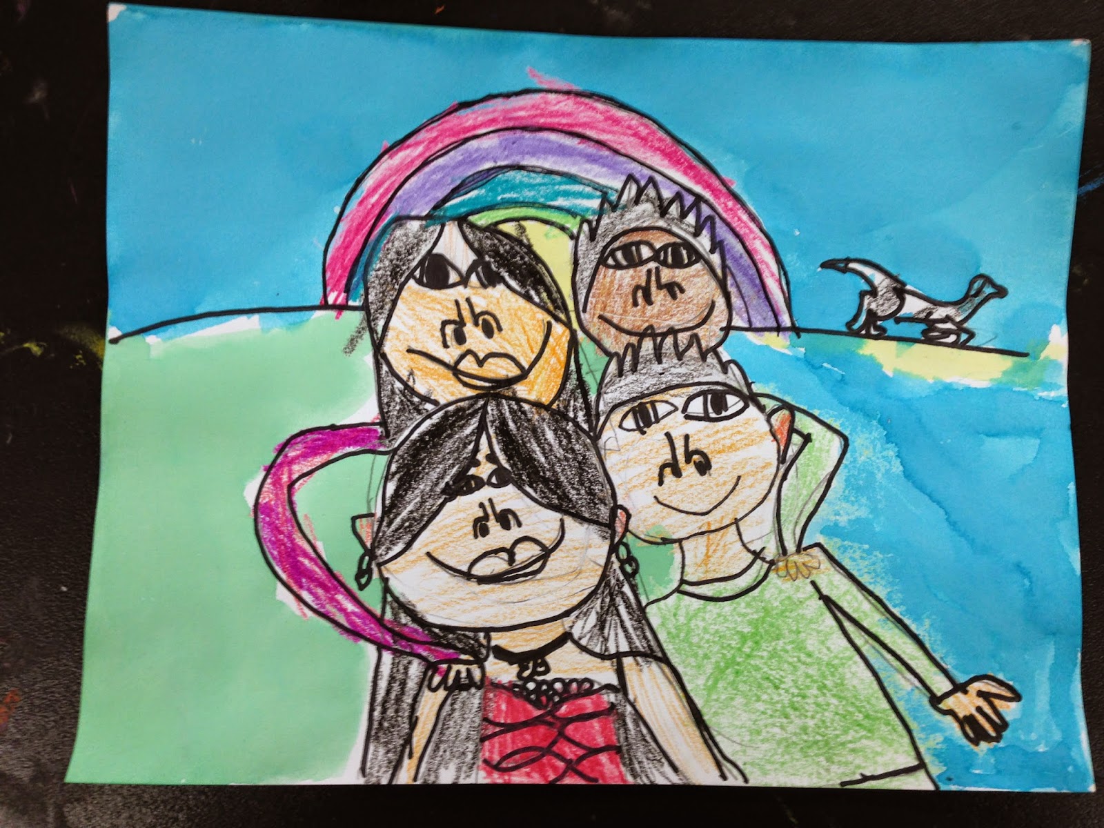 Creation Station: Family Portraits, Third Grade