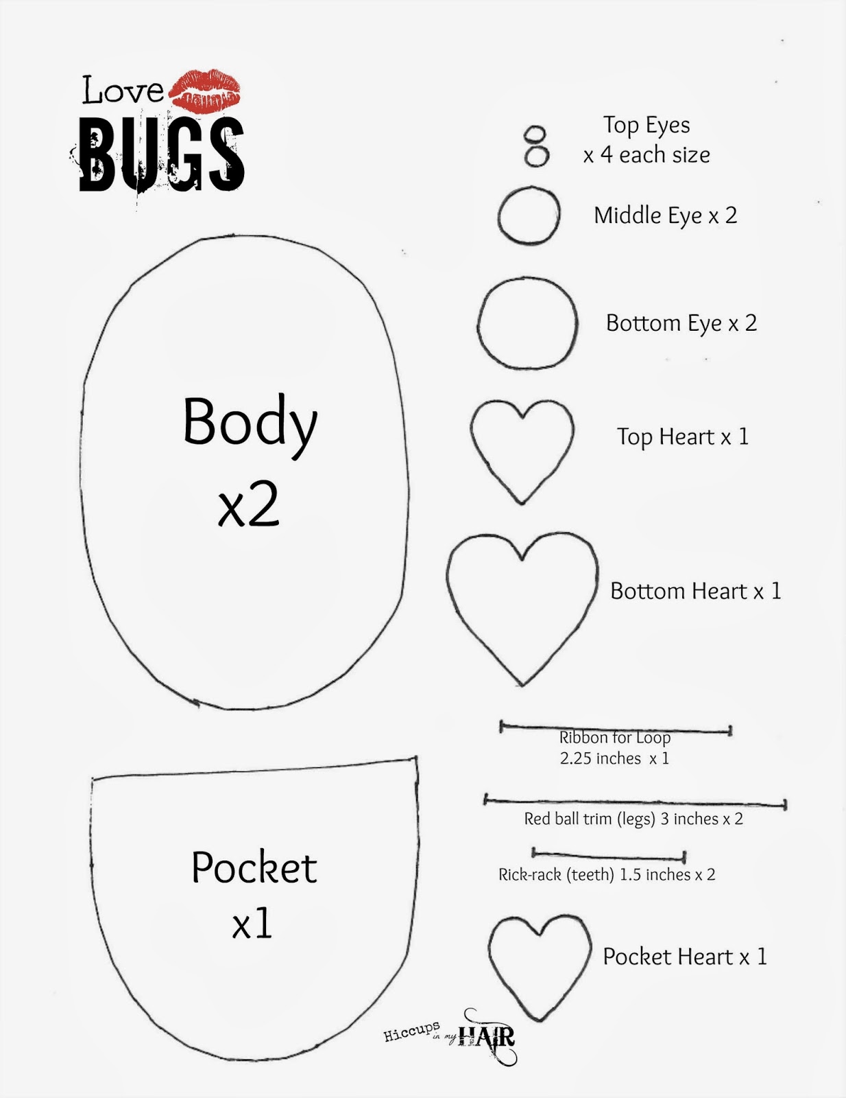 Hiccups in my Hair...: Love {BUGS} and yes...it has a POCKET