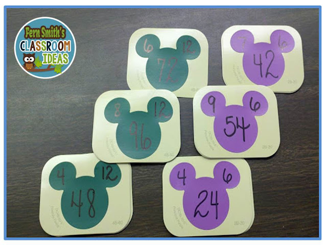 More FREE Disney Paint Sample Flash Cards! - Fern Smith's Classroom Ideas!