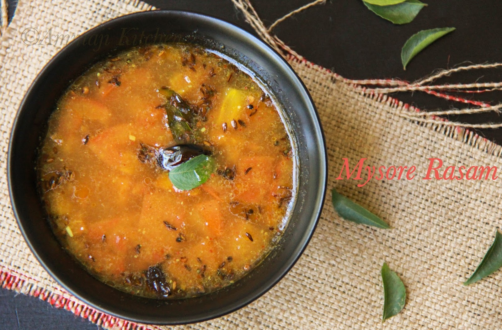 Mysore Rasam | How to Make Mysore Rasam | Indian Food Recipes | Ammaji ...