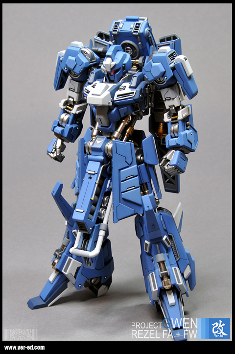 GUNDAM GUY: Project Gwen Ver.Ed 1/144 ReZEL FA+FW - By Ver.Ed [Part II]