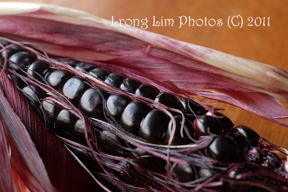 Potager Y @ Japan: Purple corn... purple eggplant...