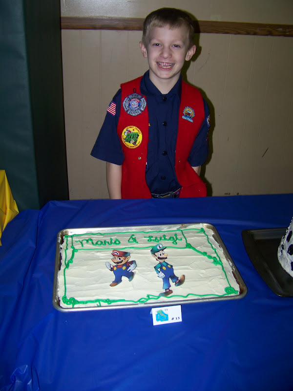 The Cub Scout cake contest