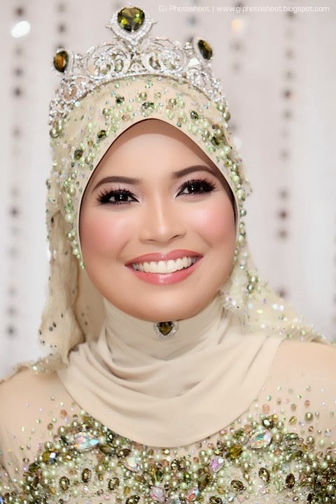 Izati Scarf N Busana: Gaya pemakaian veil dan tudung pengantin