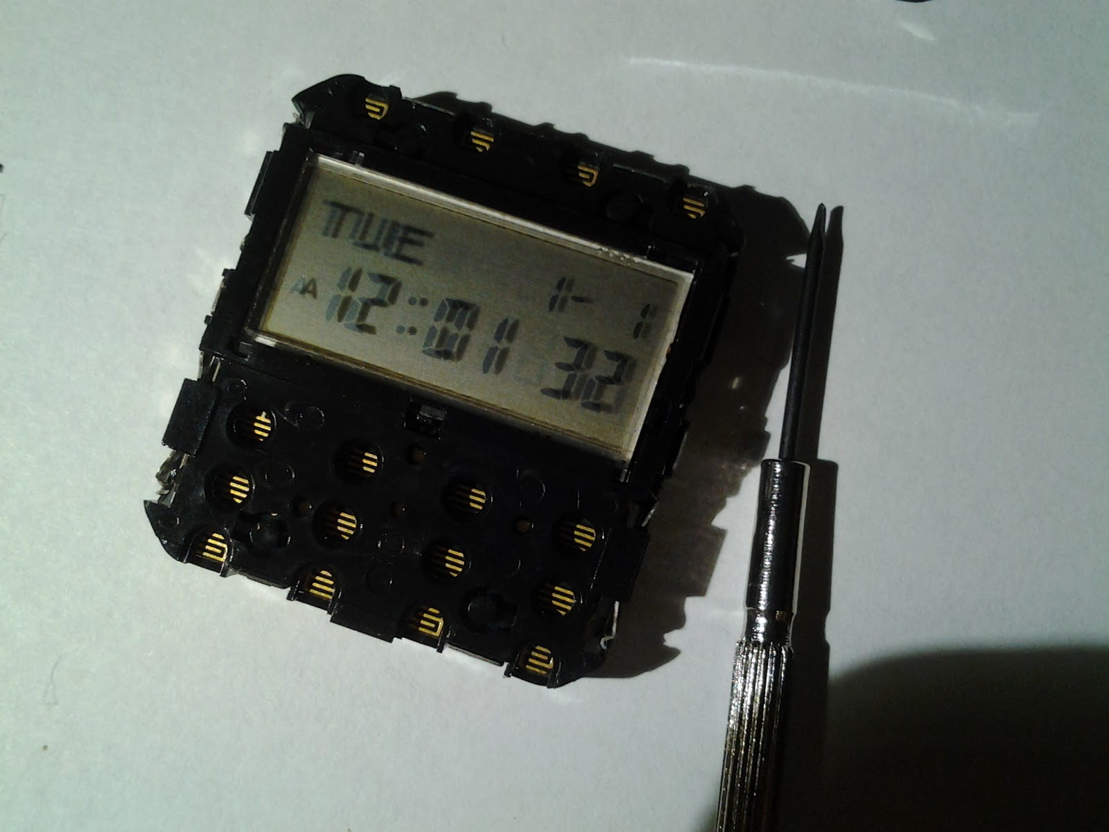 Calculator Watch Print: Casio CD-401 Revive