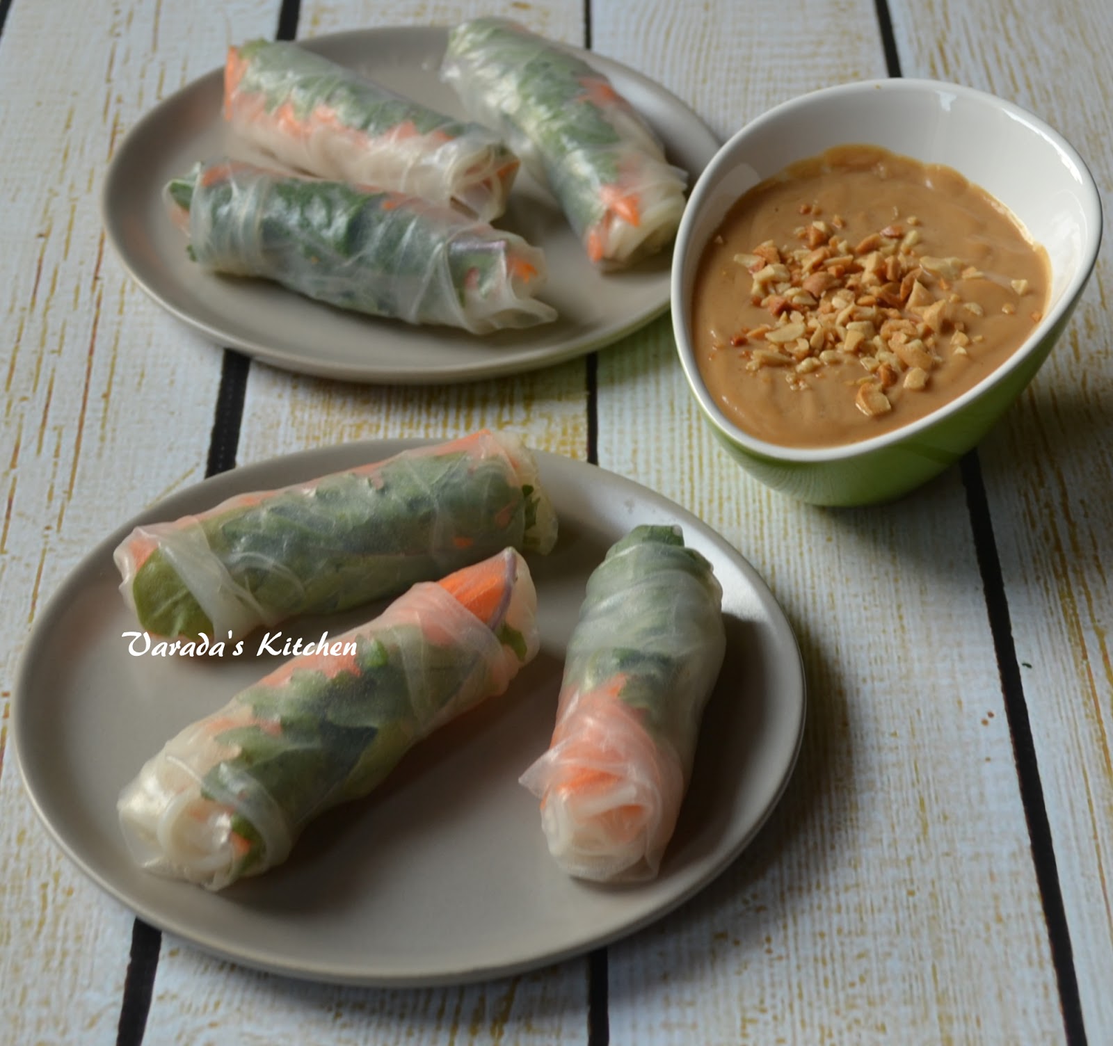 Fresh Vegetable Spring Rolls