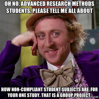 Memes pertaining to the teaching of statistics, research methods, and ...