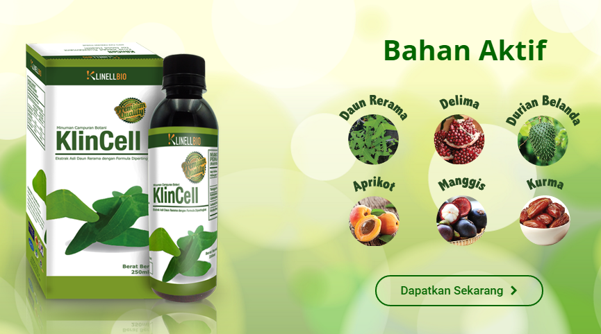 Bazar Produk: KLINCELL MINUMAN CAMPURAN BOTANI DAUN RERAMA