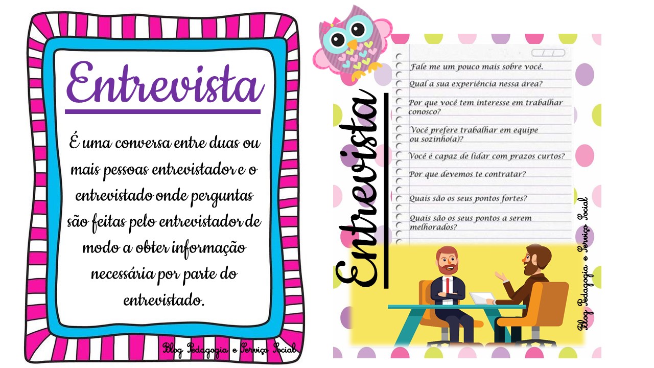 Gênero Textual Entrevista Atividades Com Gabarito - FDPLEARN