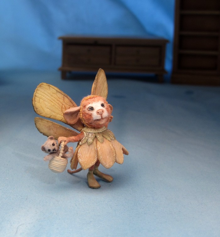 Aleah Klay Studio: Miniature mouse fairy character art doll sculpture ...
