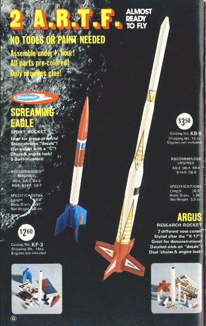 Model Rocket Building: Centuri Screaming Eagle Background