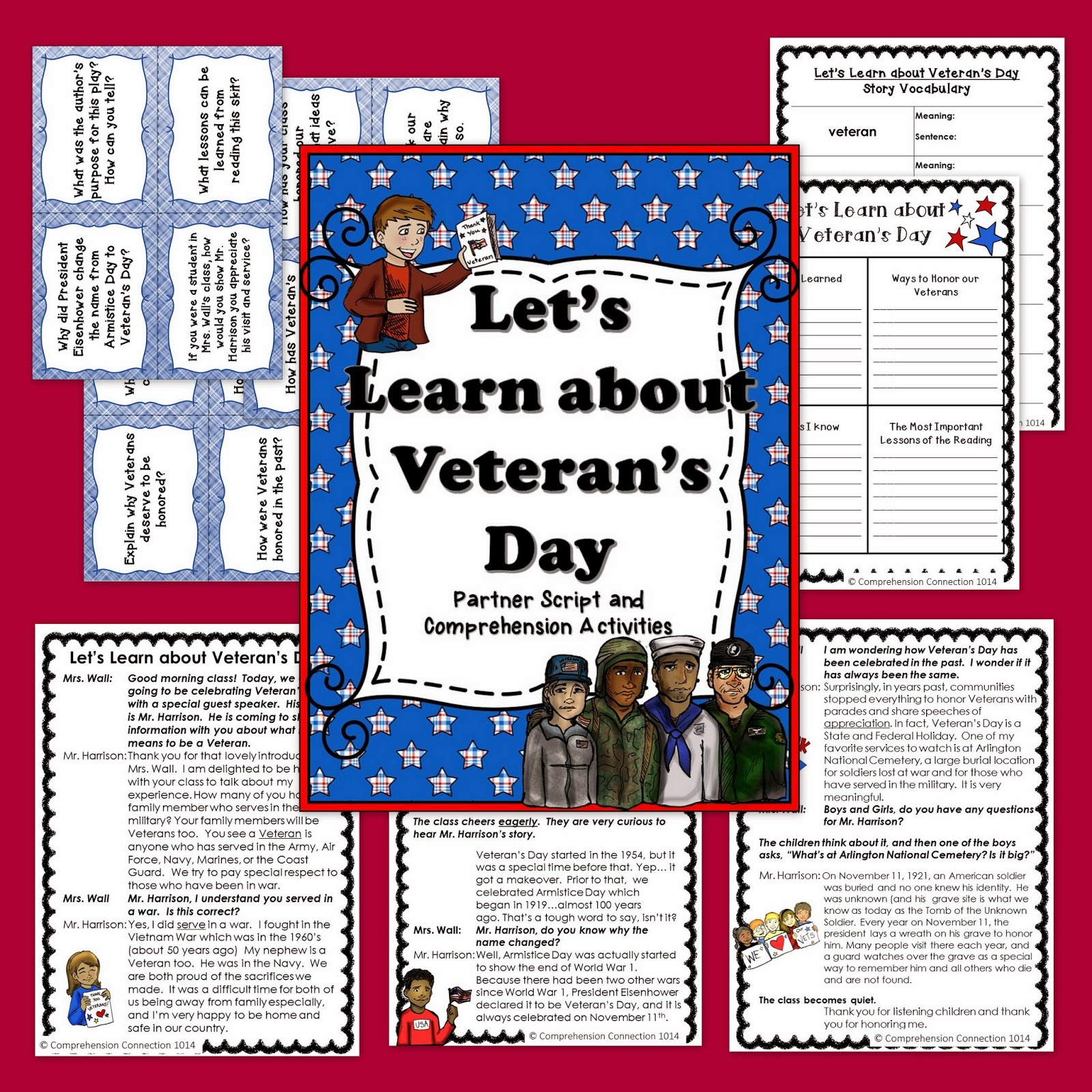 Mentor Monday...Veteran's Day - Comprehension Connection