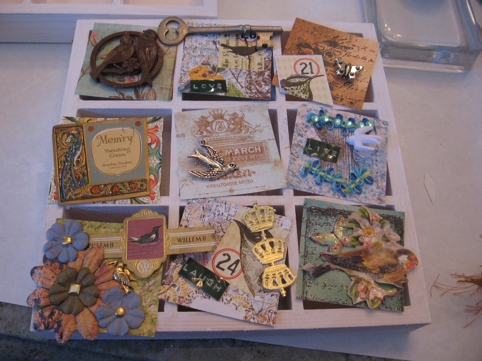 altered book studio.....: Mini Shadow Box Play Date