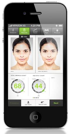 beauty editor post: Facial Recognition Skin Care App