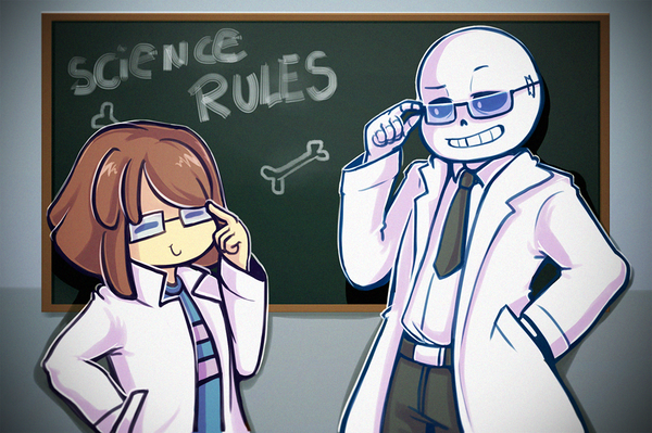 Undertale: AU - Sciencetale / Science!Sans ~ Handlarz Iluzji