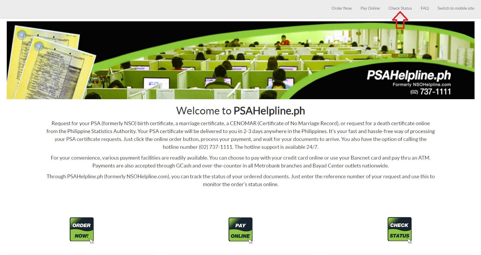 How to Check the Status of your Order from NSO Certificate Online