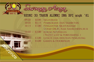 47+ Desain Undangan Reuni