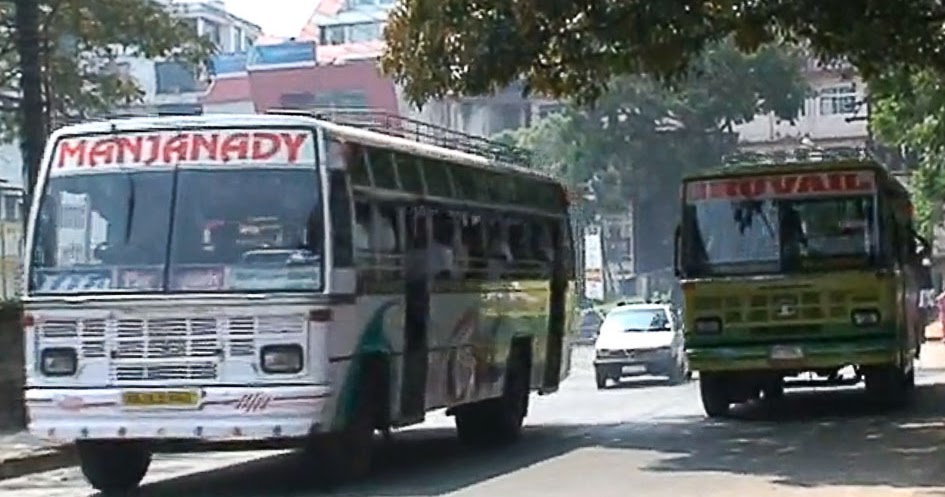 Mangalore India: Local Bus Transport