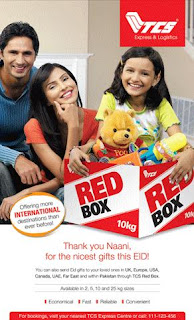 Advertising in Pakistan: TCS Express & Logistics | RED BOX