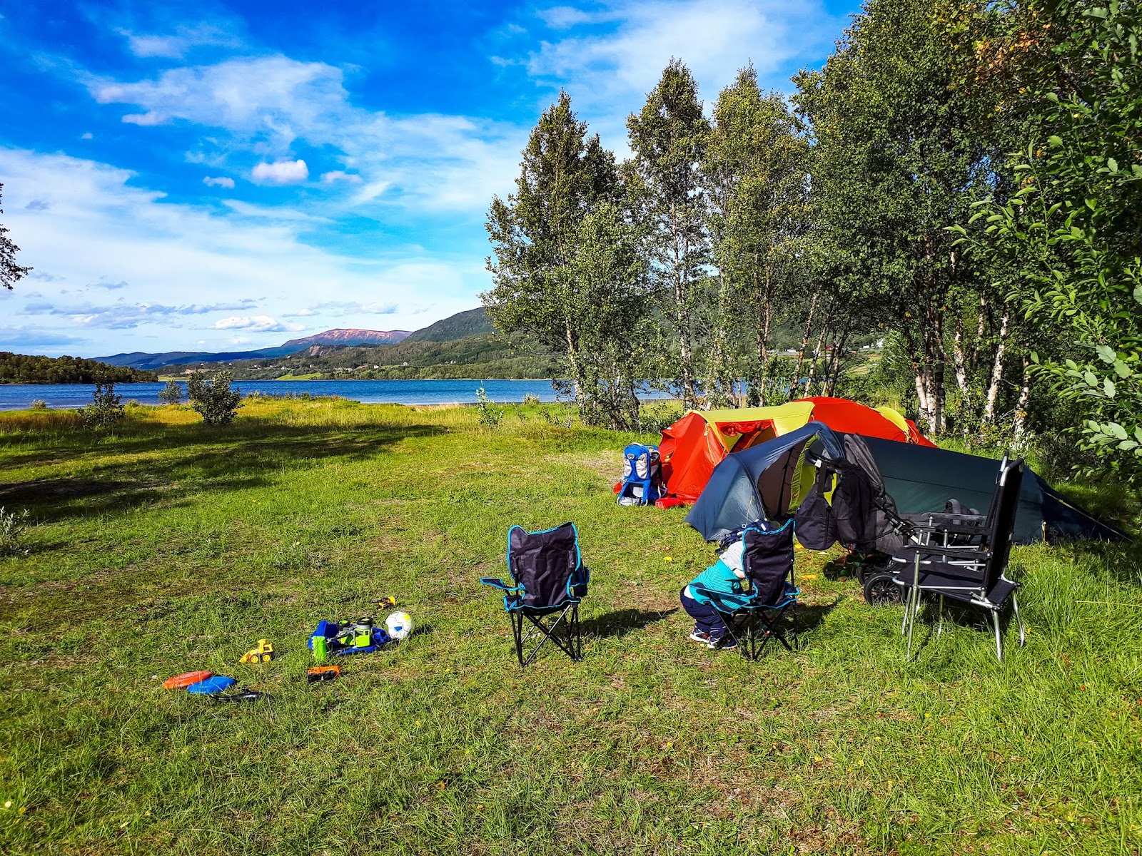 Hva trengs til høst-telttur med småbarn