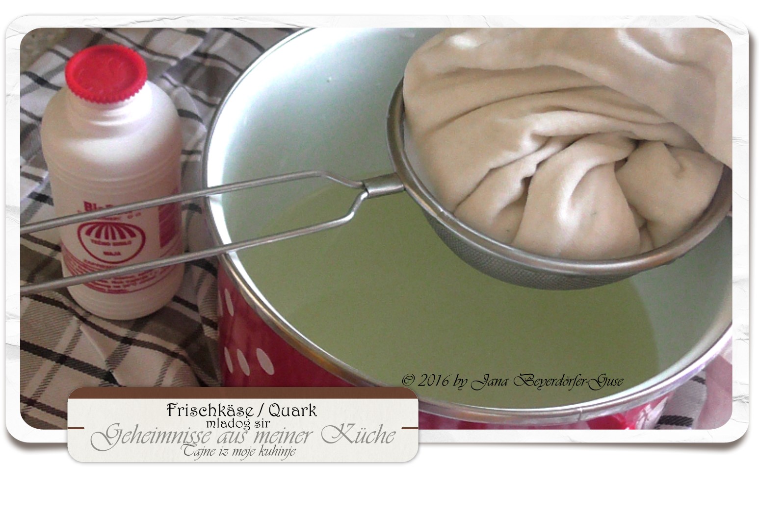 Janas Steinzeit: (Video) Frischkäse / Quark * Mladog sir