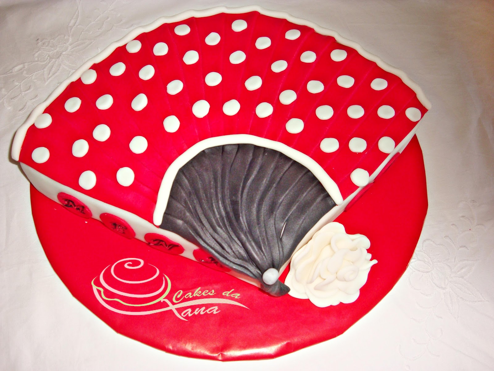 os cakes da xana: leque a espanhola