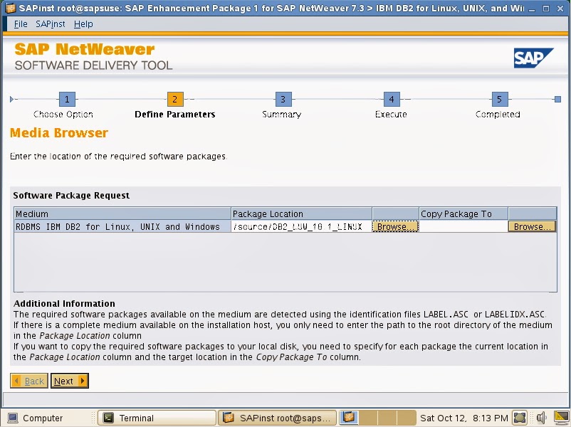 SAP Installation in Linux Step-by-step (Part 3)
