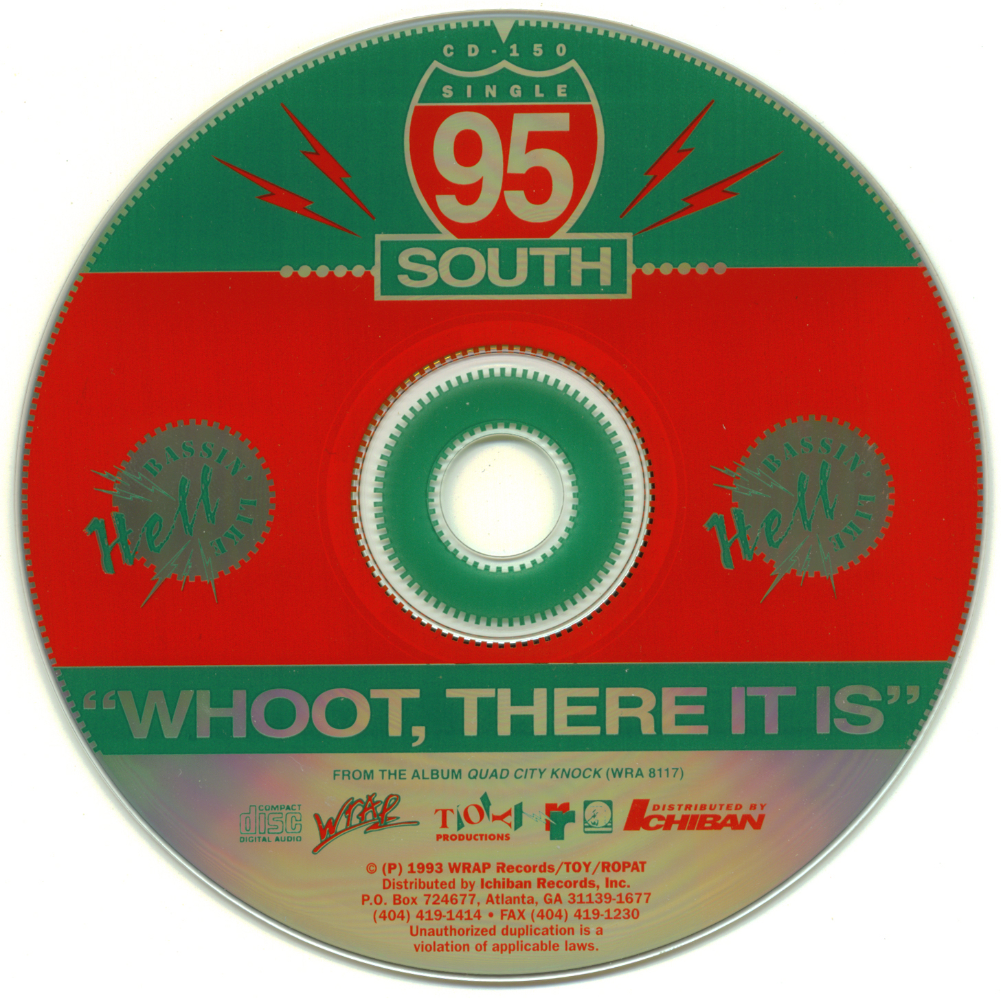 Promo, Import, Retail CD Singles & Albums: 95 South - Whoot, There It ...