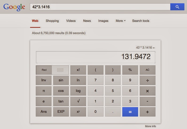Calculadora Google
