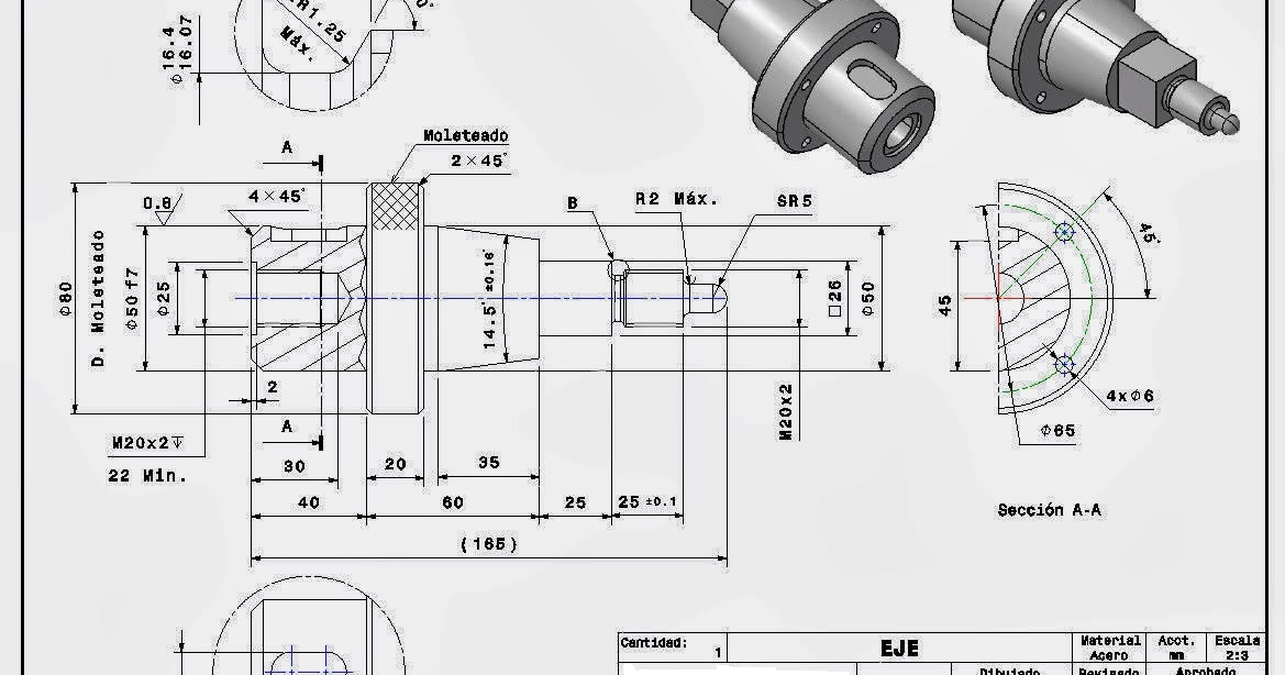 AprendiendoCatiaV5: Eje Roscado(Part Design)