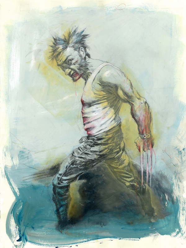 Marvel Comics of the 1980s: Wolverine by Kent Williams