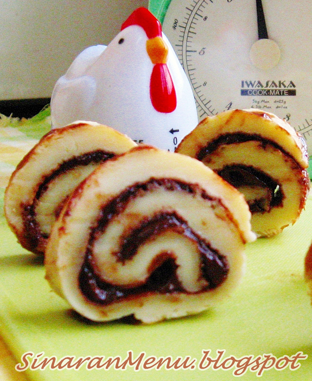 No-baked Mini Swiss Roll