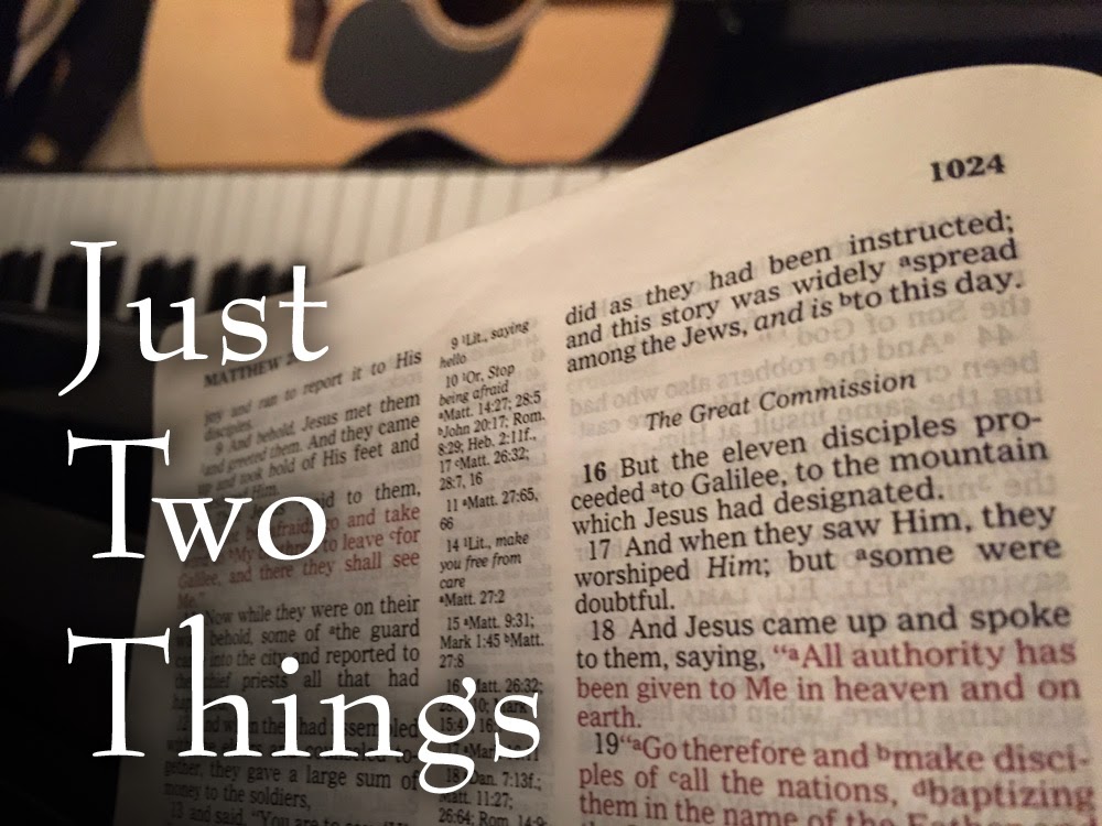 The Music (Ministry) Business: Just Two Things