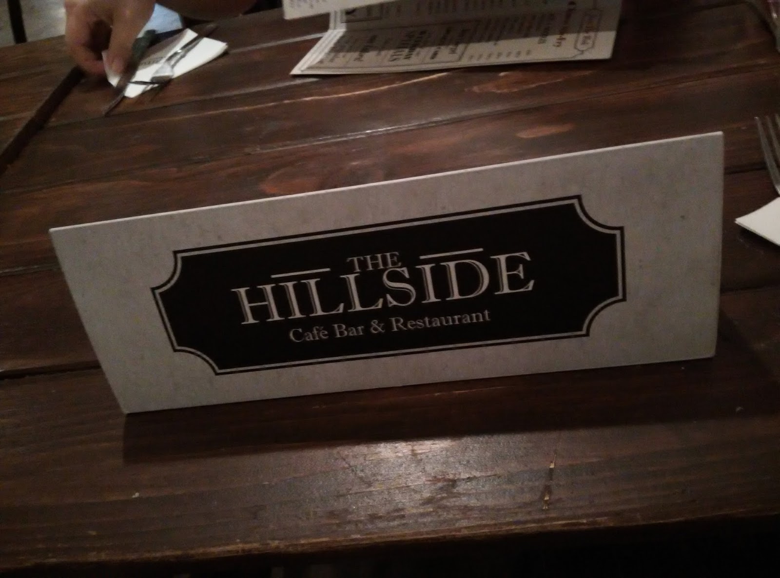It's About Food!!: The Hillside Cafe Bar and Restaurant